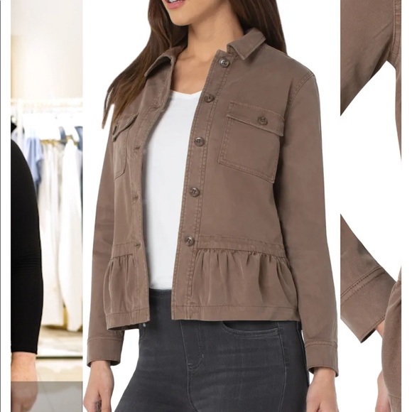 Liverpool Jeans Company | Jackets & Coats | Peplum Cargo Jacket | Poshmark